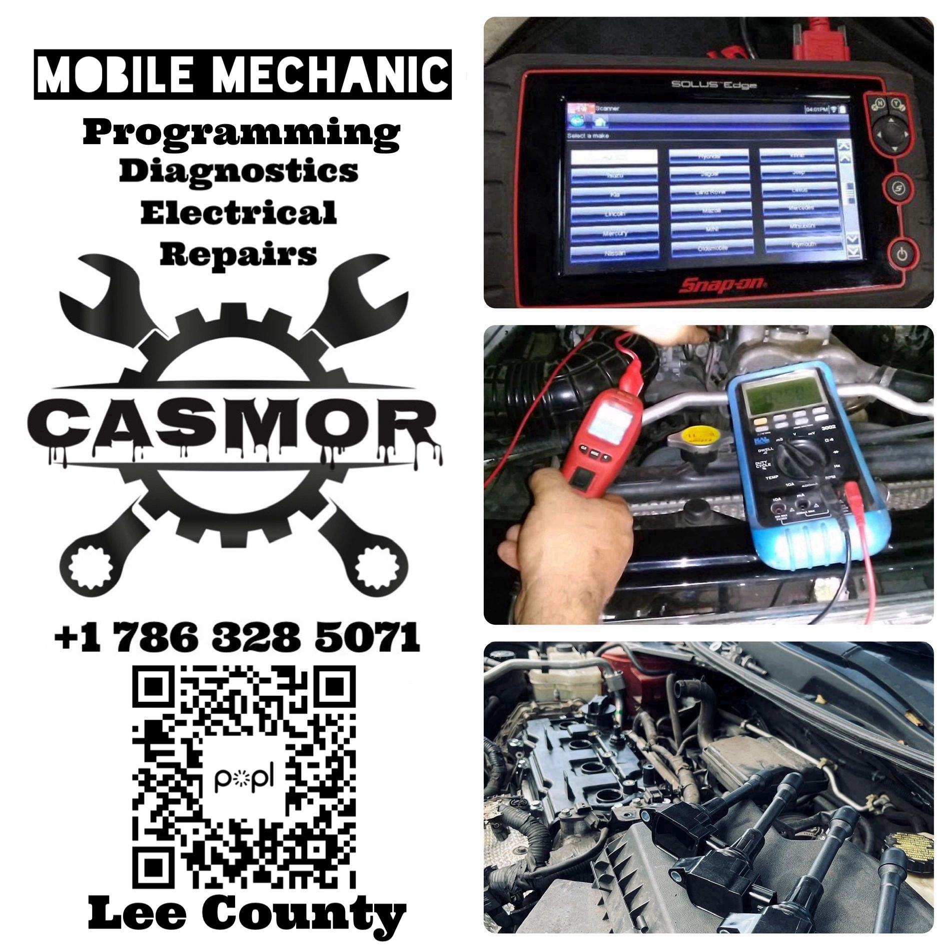 Electrical mobile mechanic store