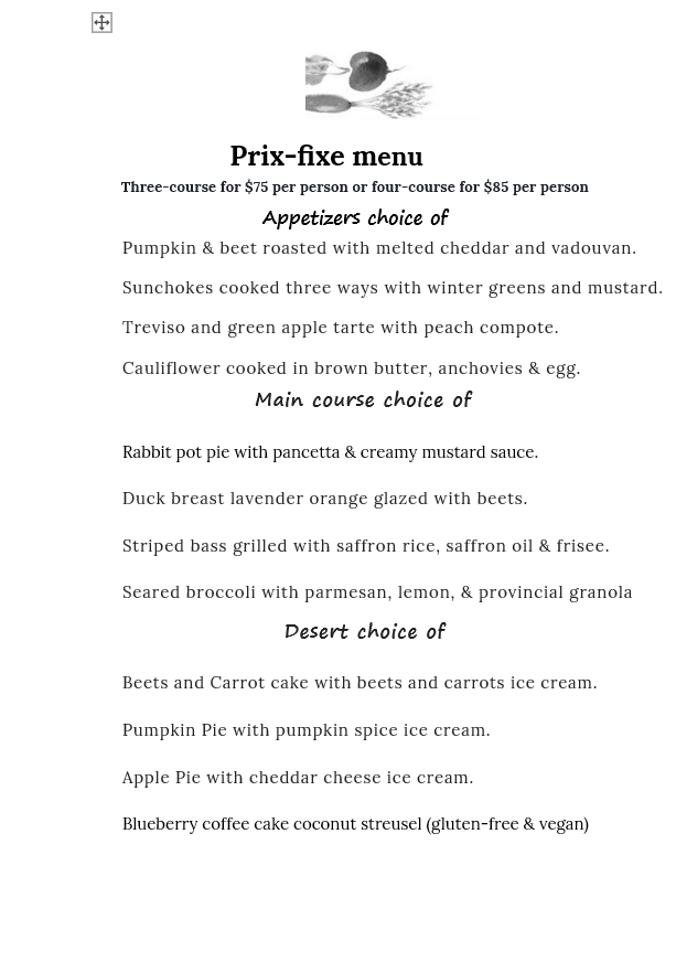 BEETS AND CARROTS RESTAURANT - Farm to Table Food, Organic