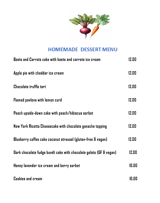 BEETS AND CARROTS RESTAURANT - Farm to Table Food, Organic