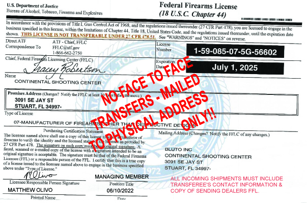 Firearm Transfers
