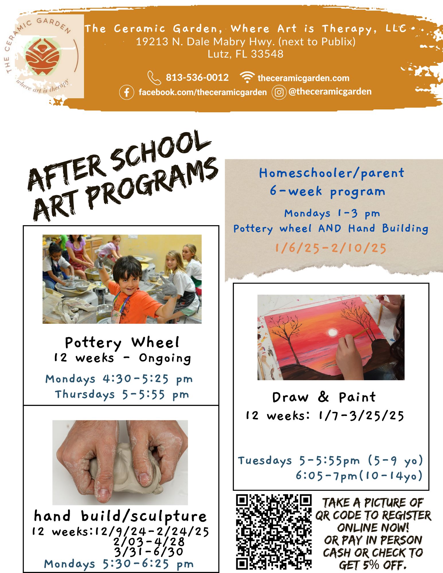 The Ceramic Garden - Art, Pottery Painting