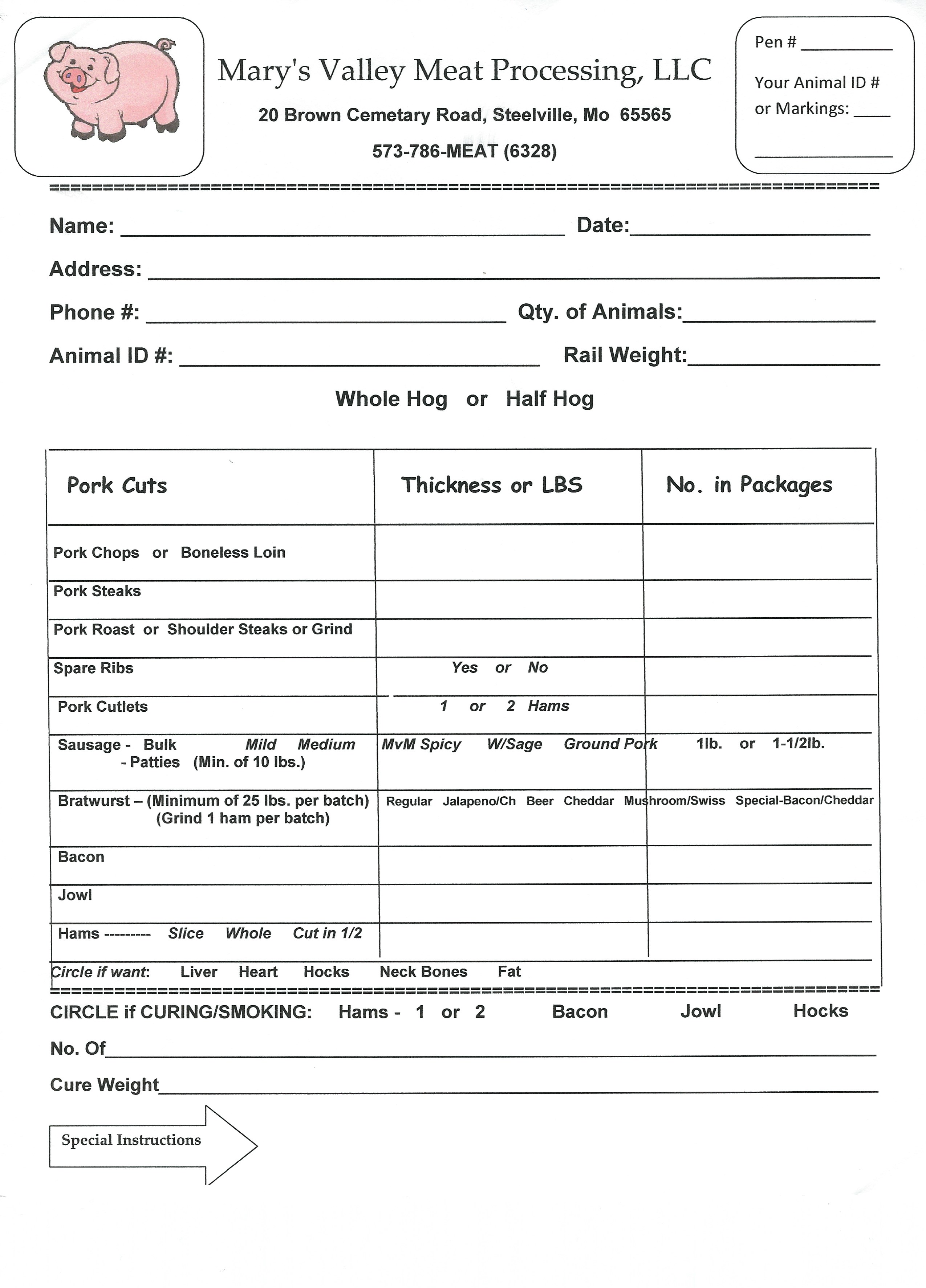 MVM Processing | Mary's Valley