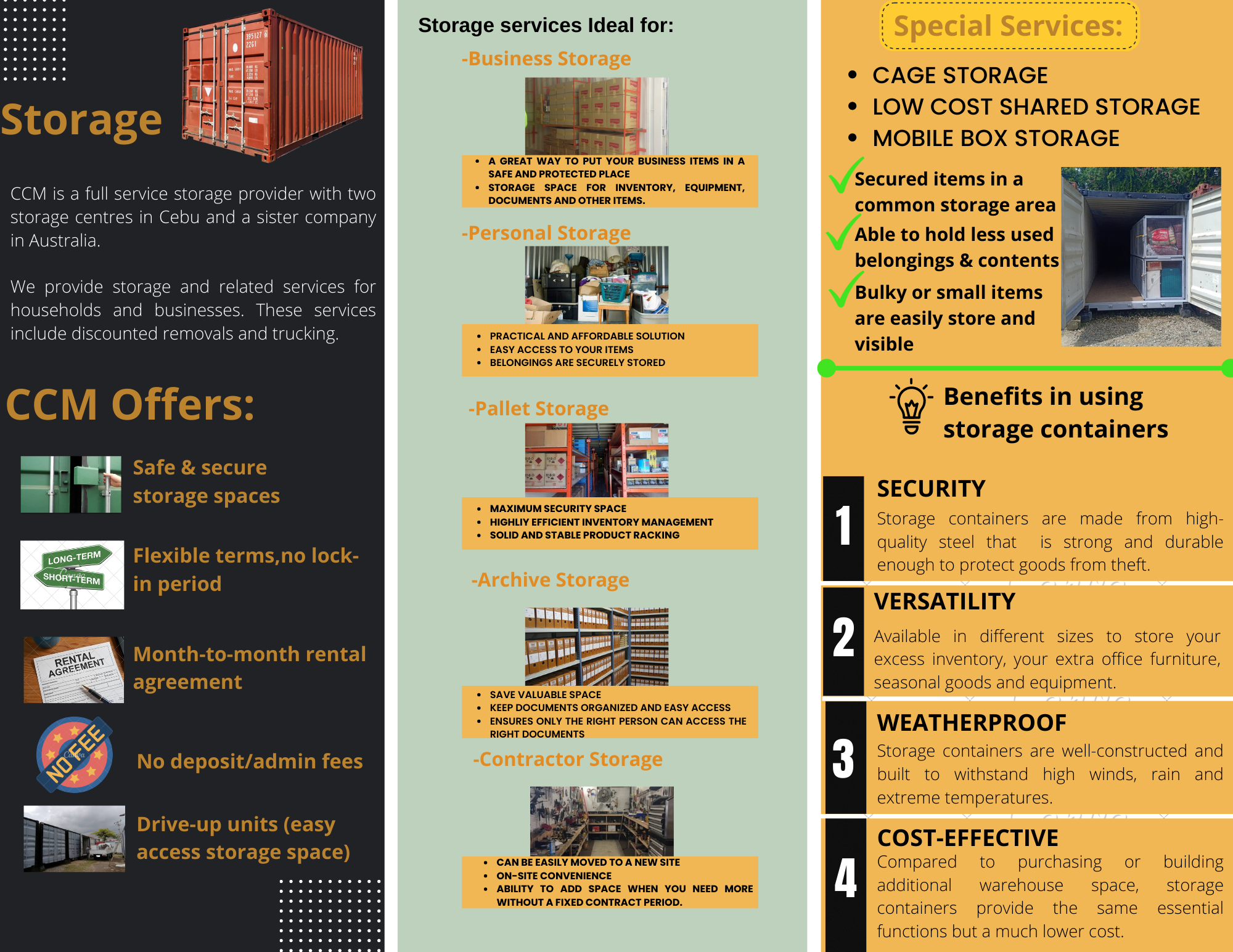 Mobile On-Site Storage - CCM