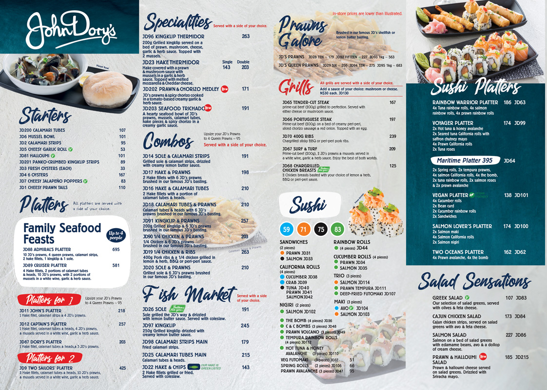 Windhoek Menus | Dial-A-Meal Namibia
