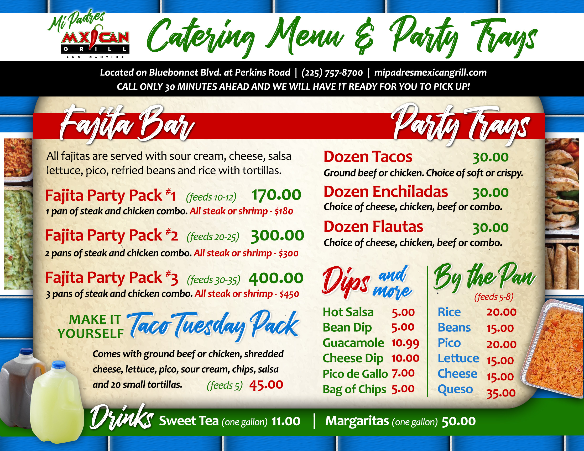 Catering Menu