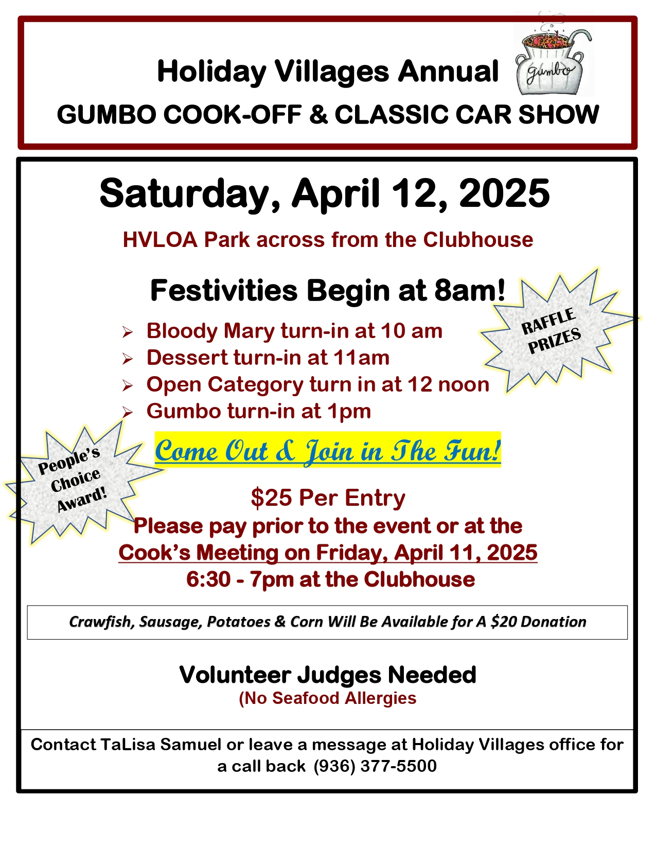 Holiday Villages Livingston Owners Association