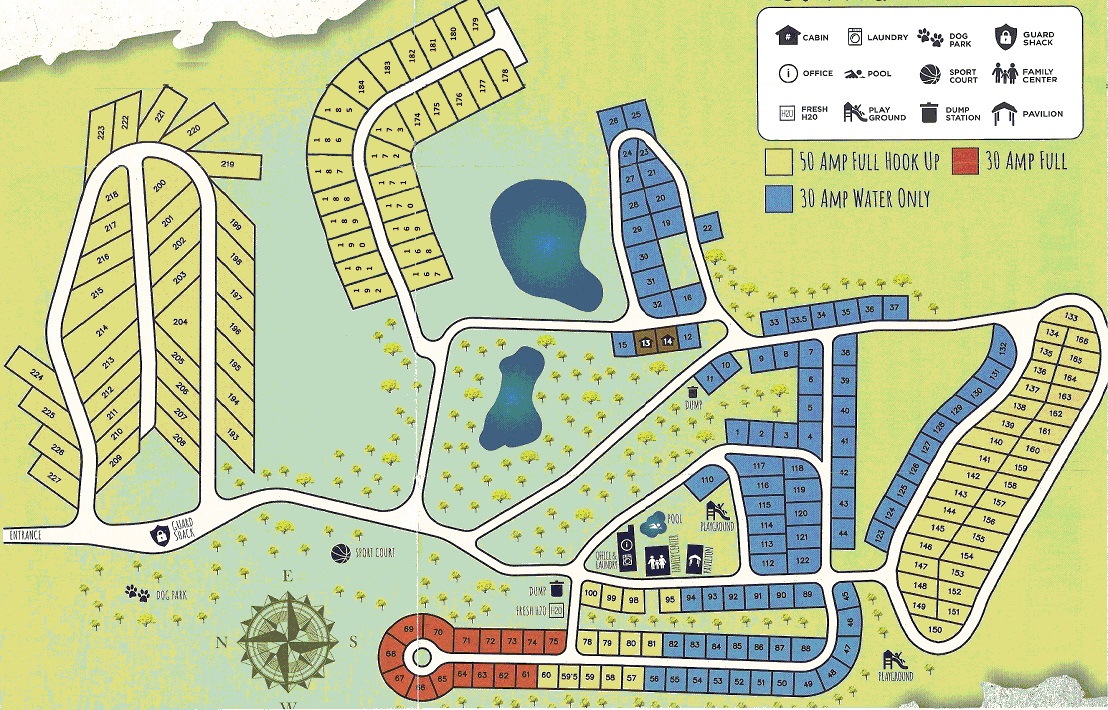 Grounds Map | Holiday RV Campground