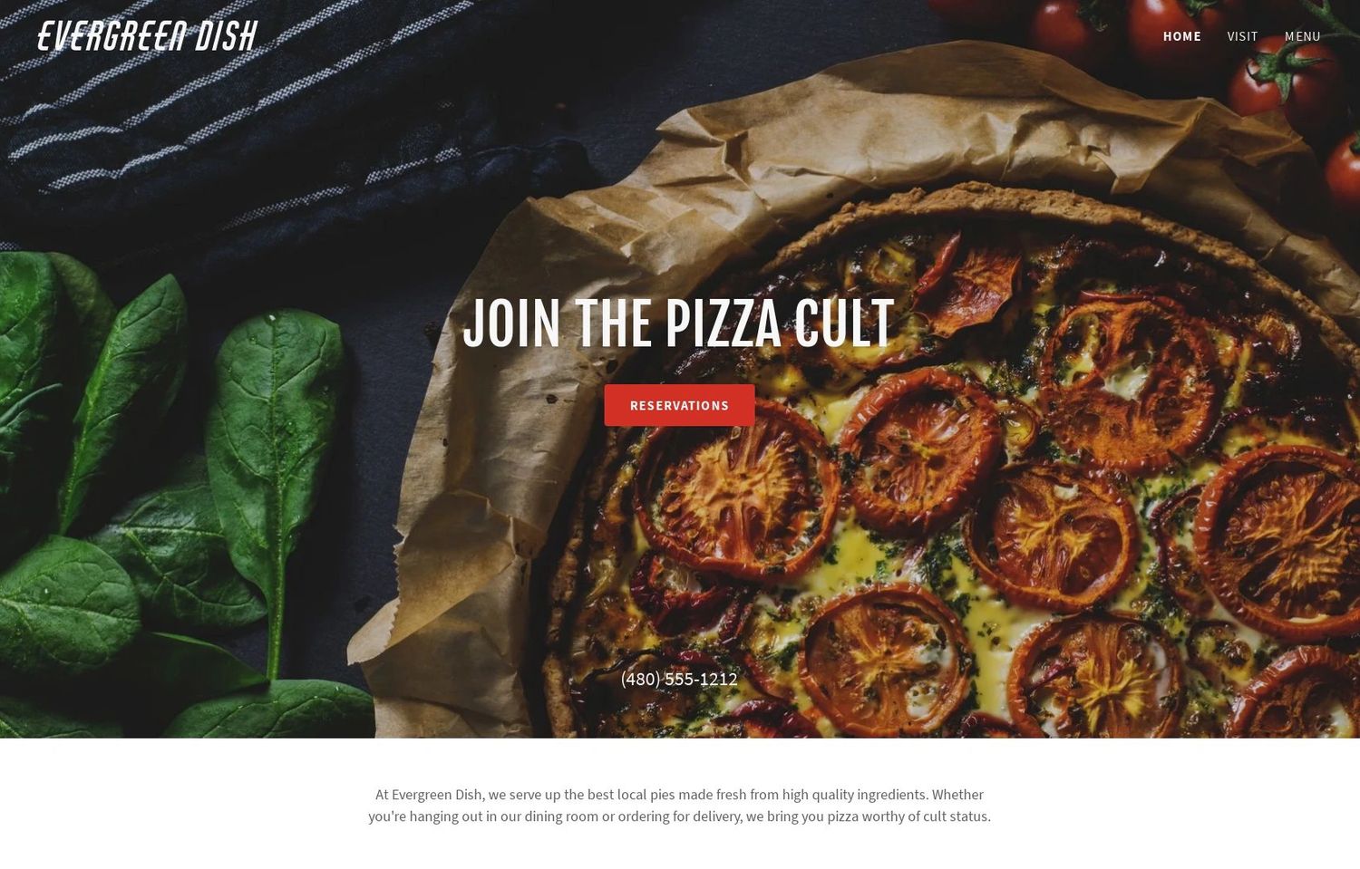 Food and Restaurant Website Templates | GoDaddy IN