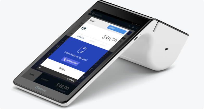 Credit Card Reader | Swipe, scan or tap | GoDaddy