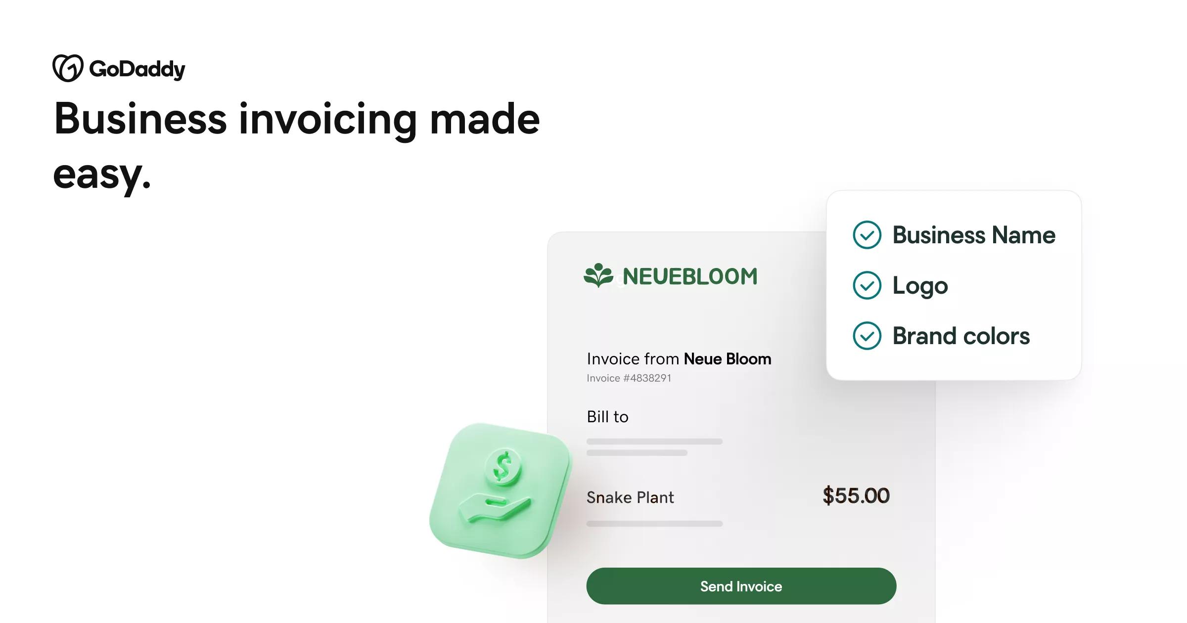 Invoicing | Create and Send Free Invoices for your Small Business - GoDaddy