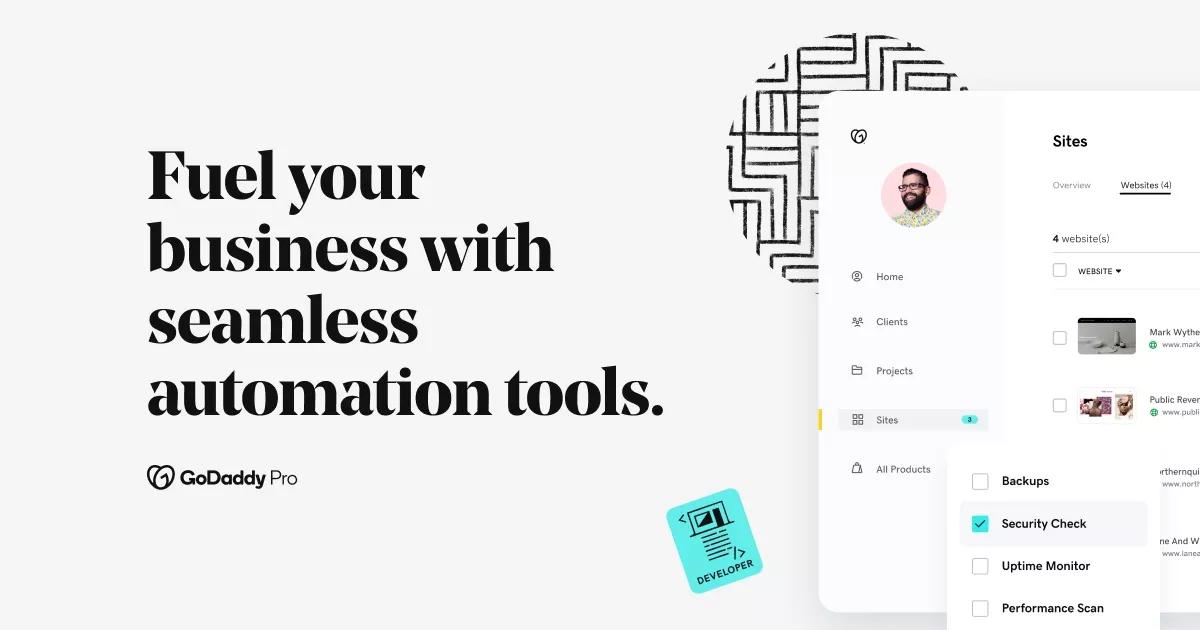 GoDaddy Pro Site Maintenance | Boost Effeciency with Automation - GoDaddy
