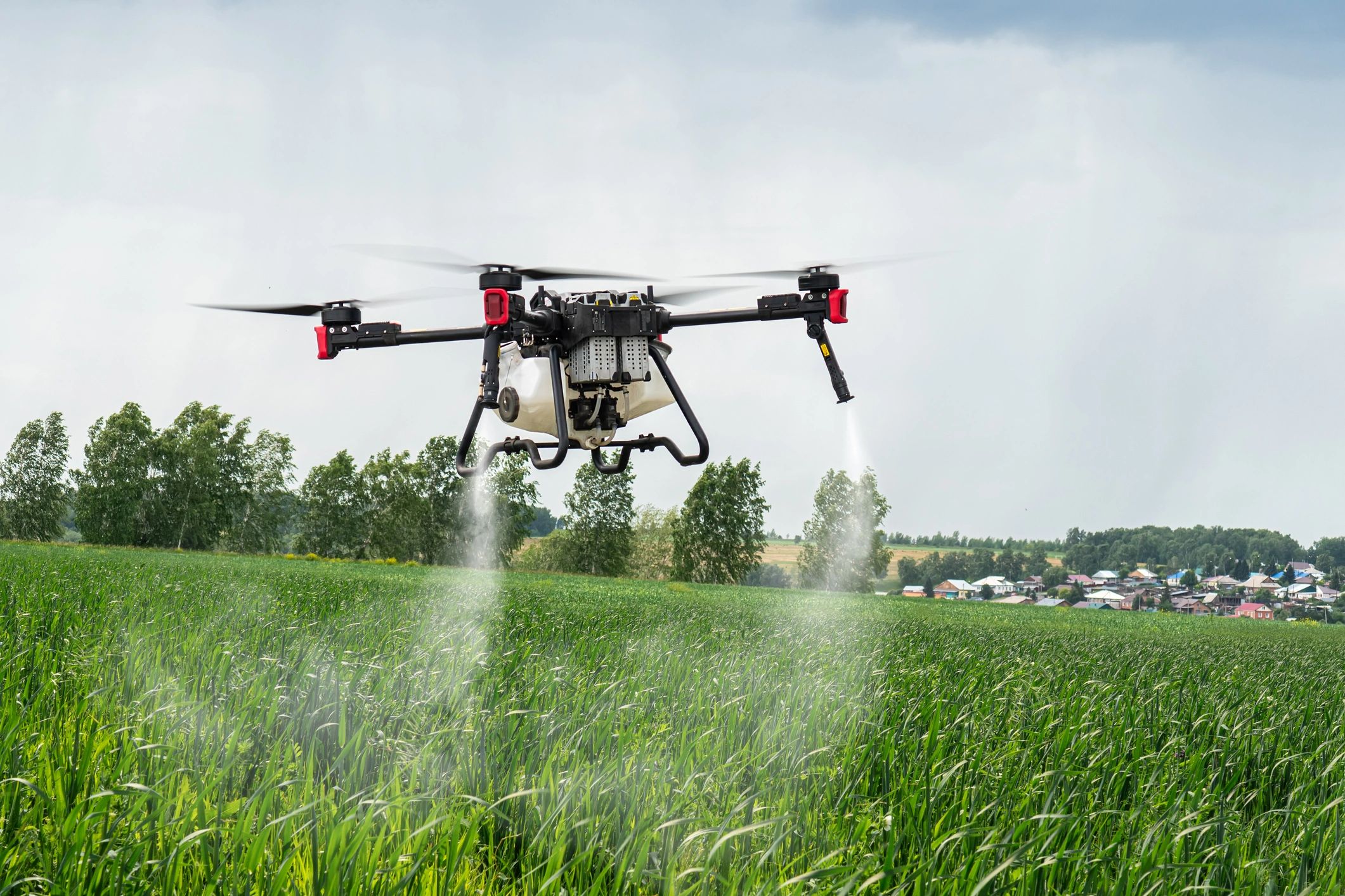 Efficient Spraying Drones for Agriculture Solutions