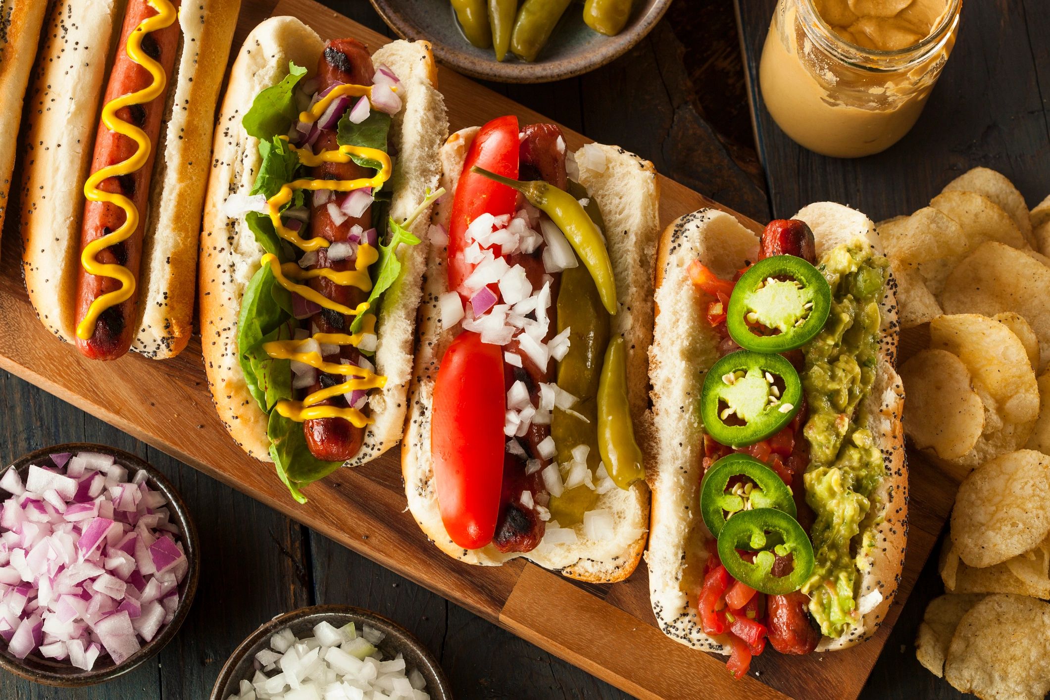 Golden Hot Dogs