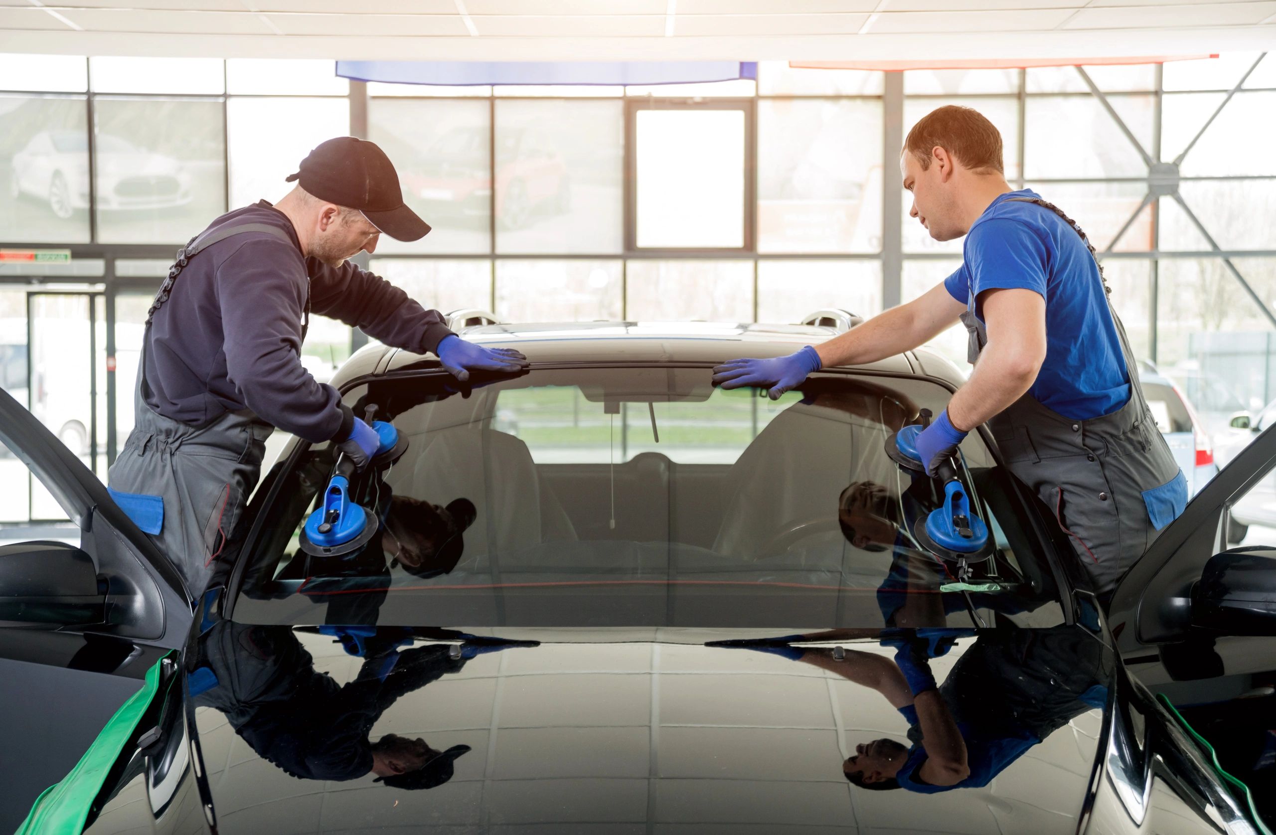 Auto Glass Repair I Red, White & Blue Auto Glass