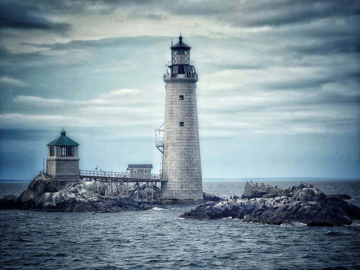 Graves Light Station "Light Station" Fine Art Print