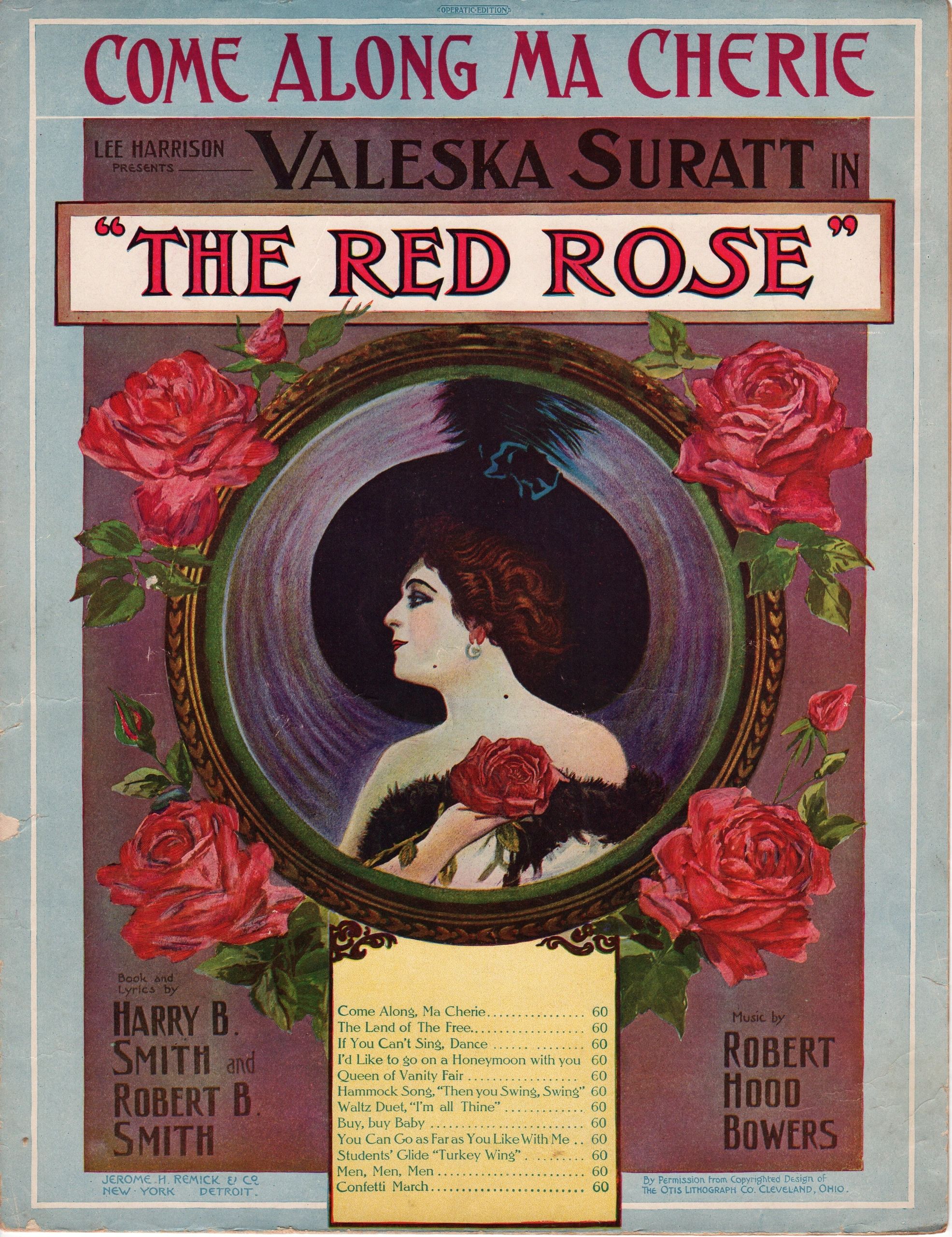 The Red Rose - sheet music