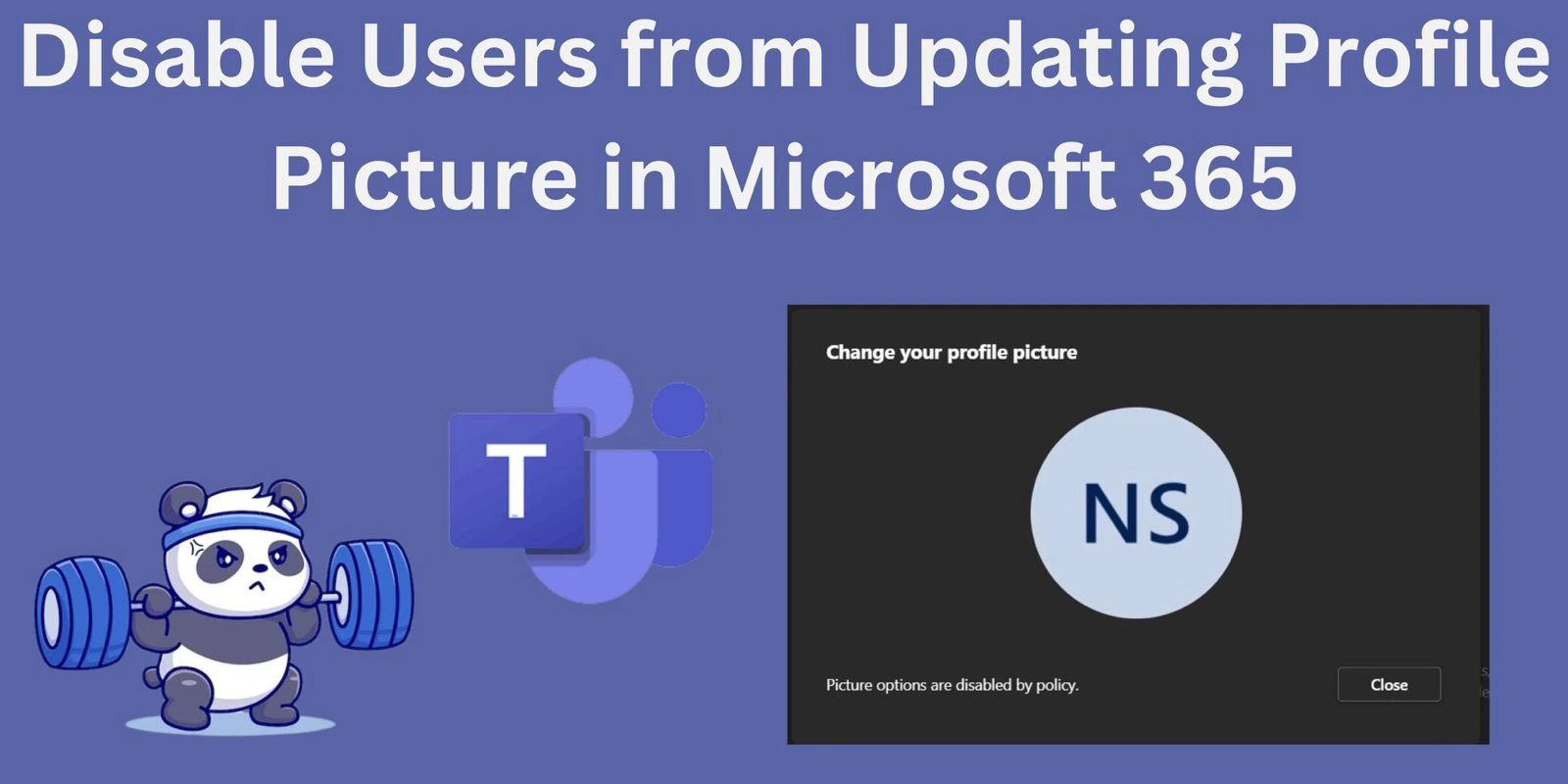 Disable Users from Updating Profile Picture in Microsoft 365