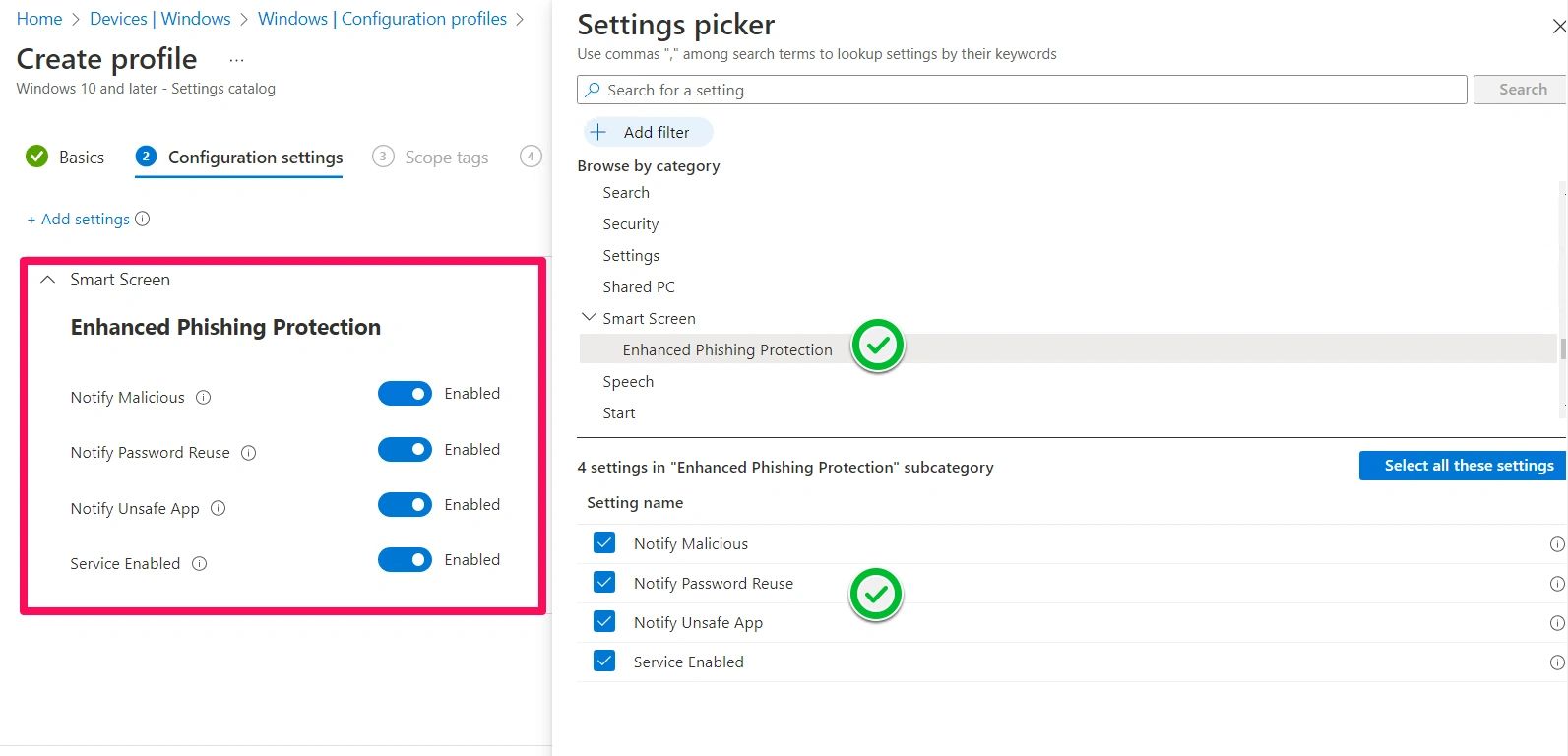 Smartscreen And The New Enhanced Phishing Protection Features
