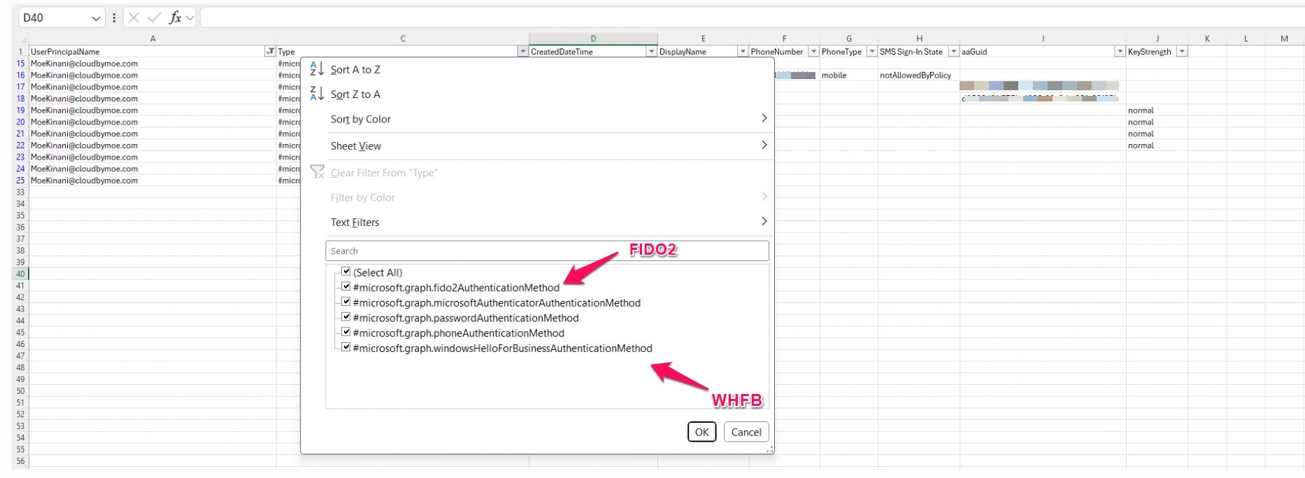 Monitoring Passkeys Enrollment with Graph PS Module