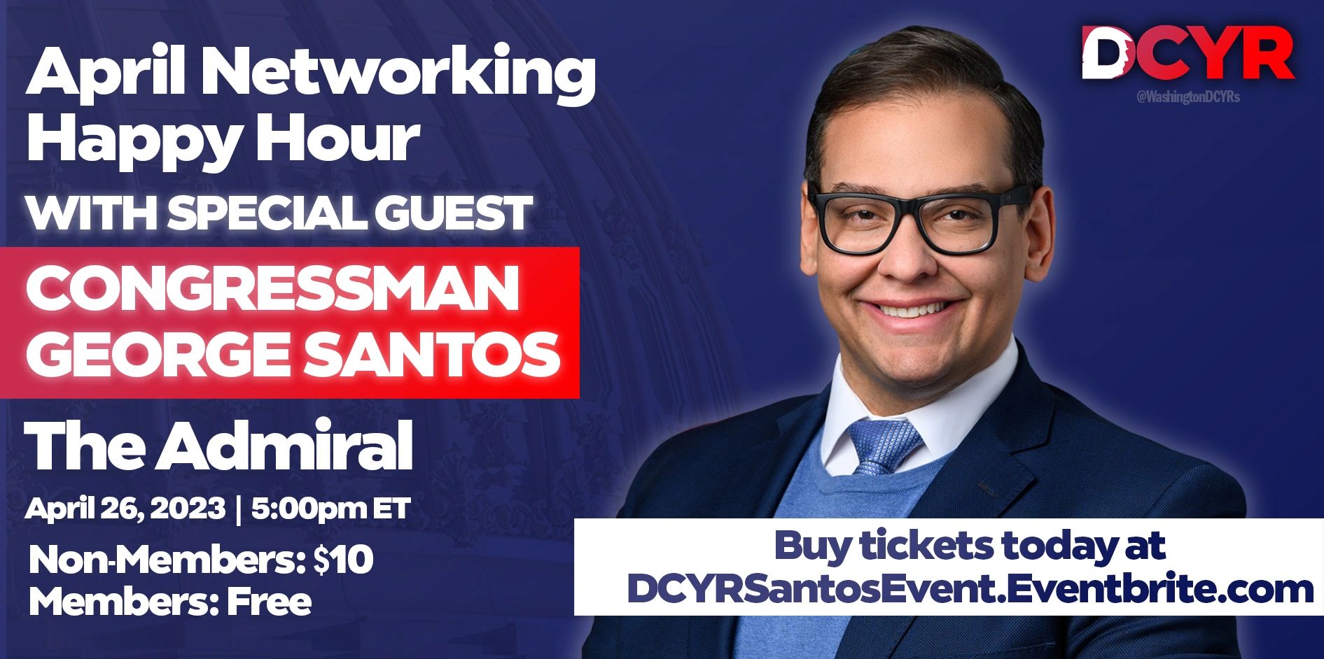 DCYR Networking Happy Hour feat. Congressman George Santos