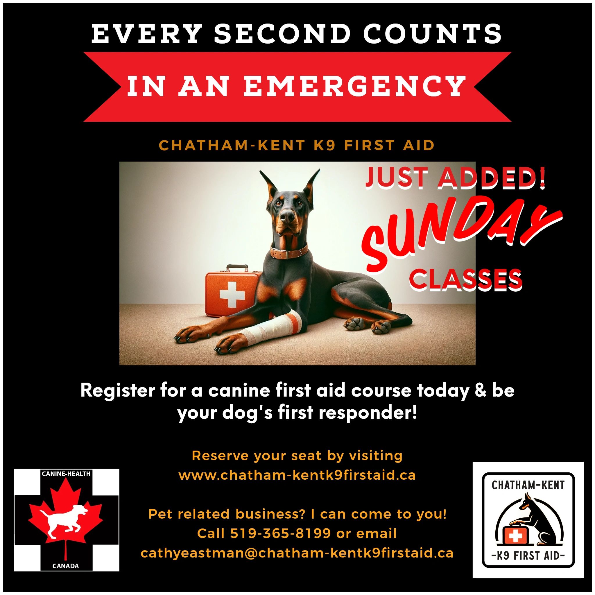 Health and Emergency First Aid - Chatham-Kent K9 First Aid