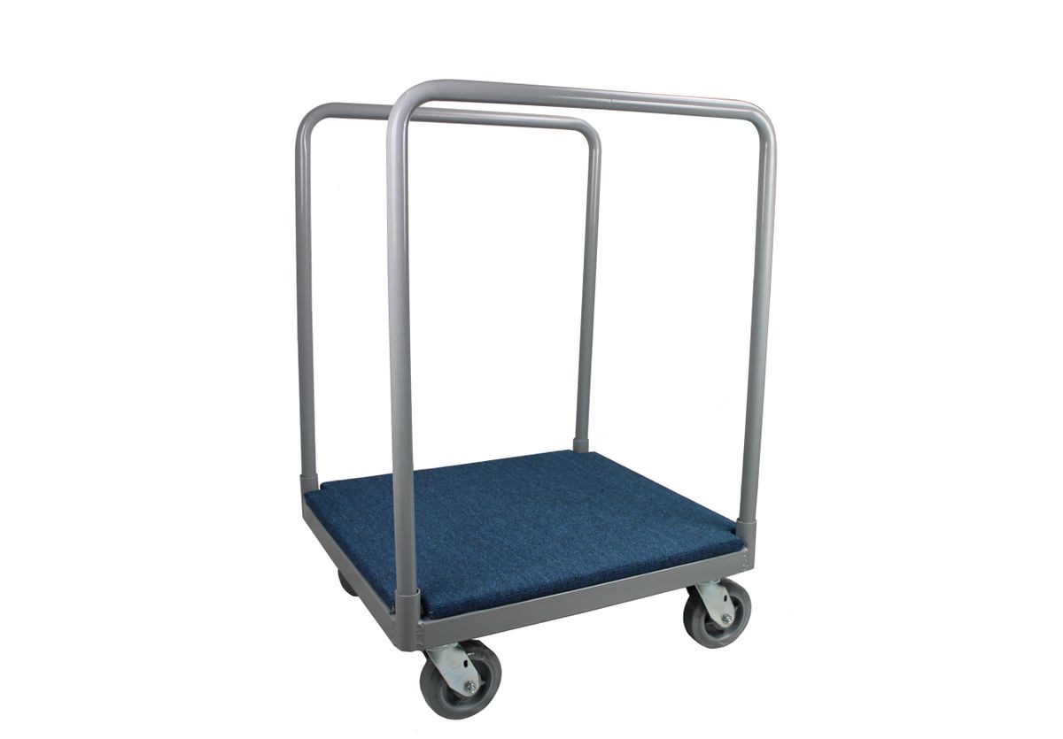 Carpeted Panel Cart dolly 26"x30"x44" 2400lb