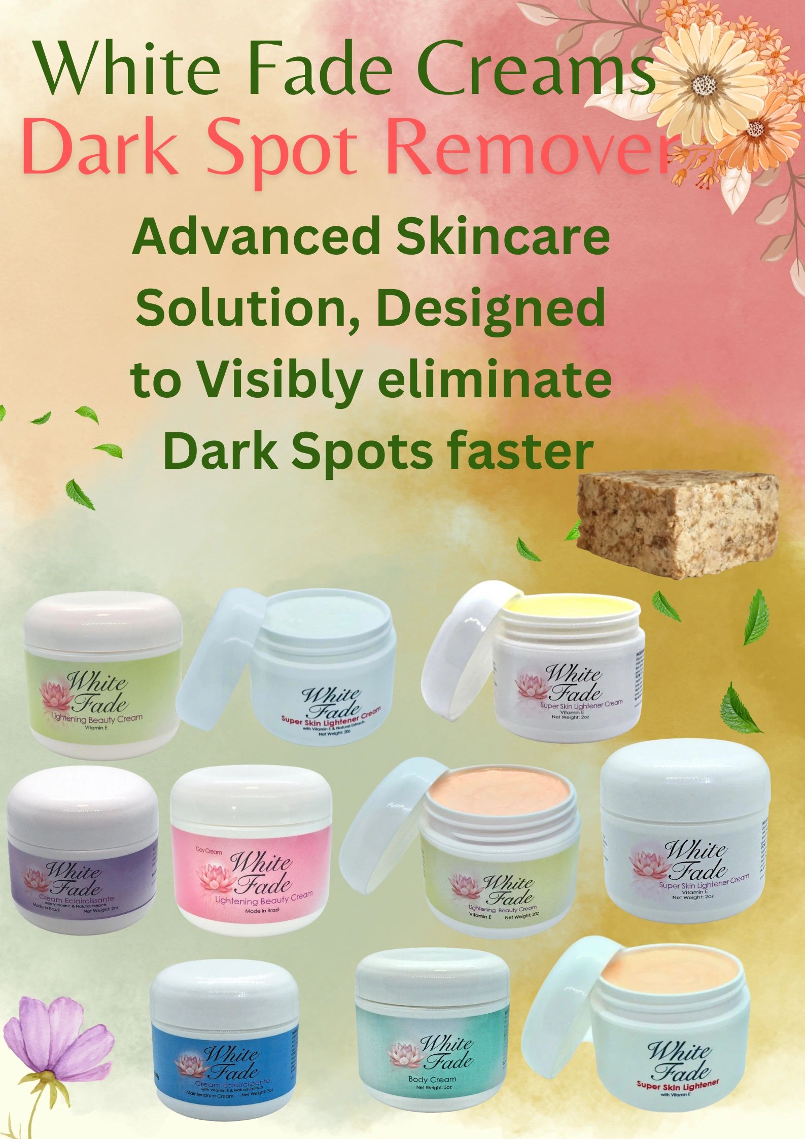 White Fade Cream - Dark Spots Remover, Skin Care, White Fade Cream