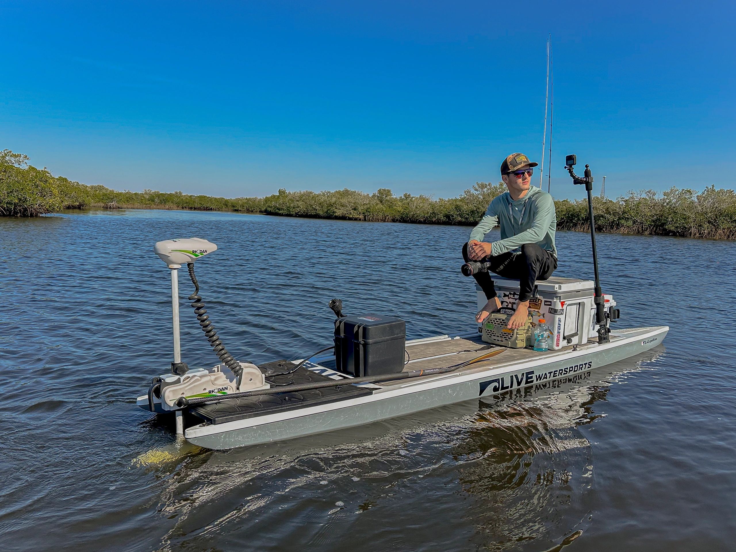 Engine Mount for LIVE Watersports - SUP Customs, LLC