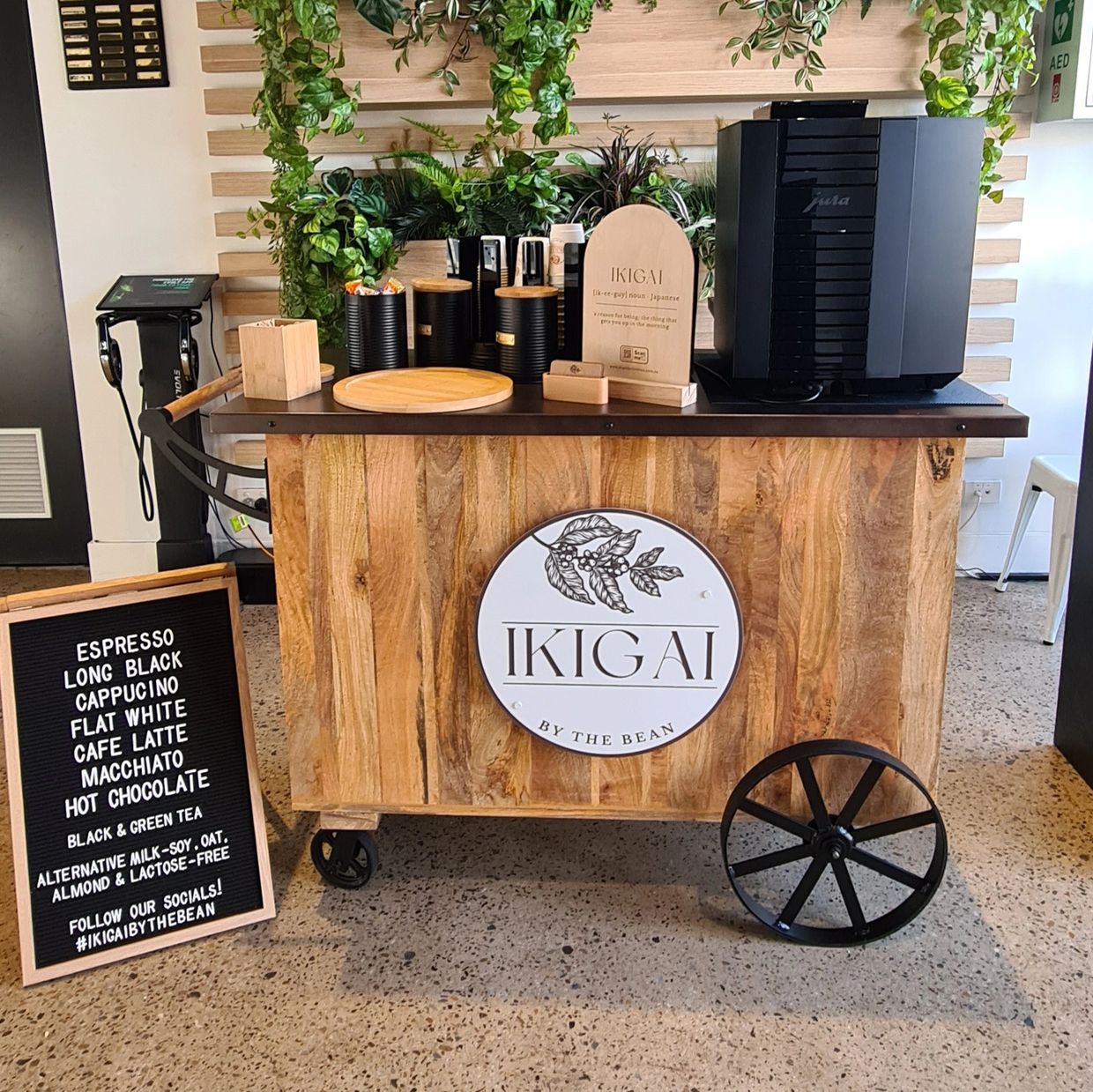 IKIGAI BY THE BEAN - Coffee Machine Cart Hire Adelaide, Coffee Machine ...