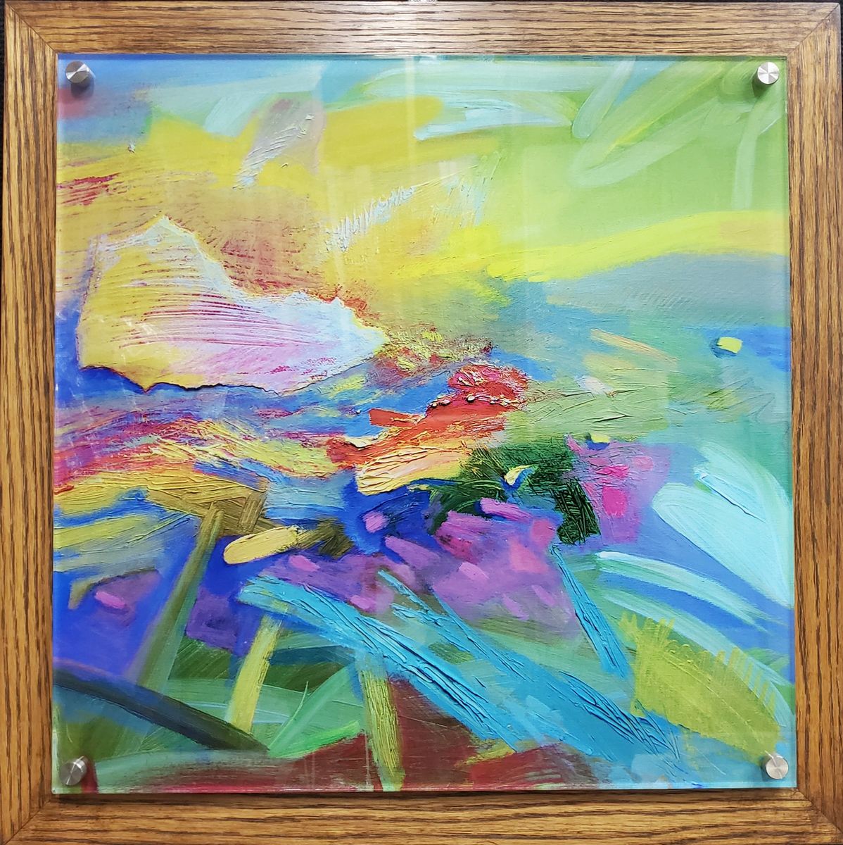 Acrylic Art in Stand-off Frames