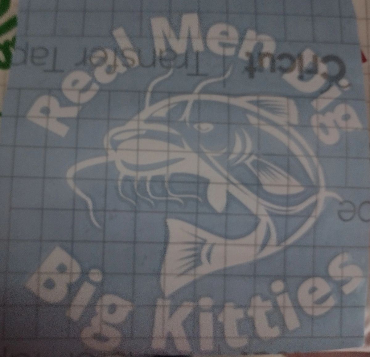 Real Men Dig BIG Kitties decal