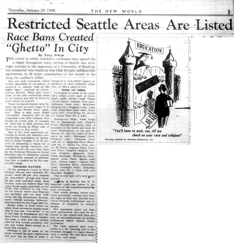 Seattle Infamous Redlining guide