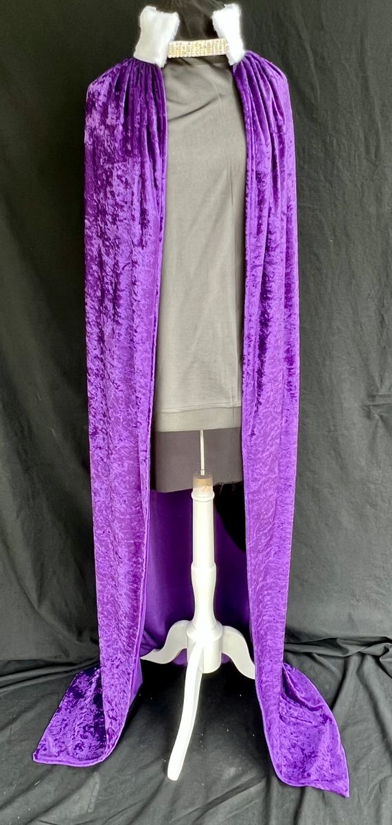 National Velvet Fur Trim Robe