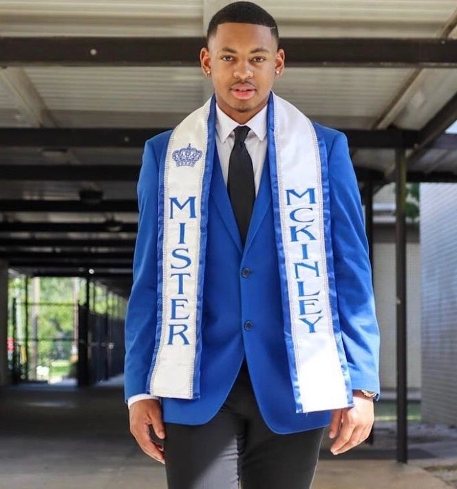 Pageant Stole with Clipart Font #4