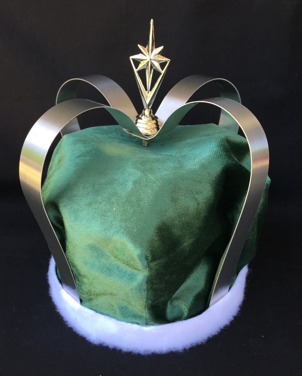 King Crown Plush Velvet Green