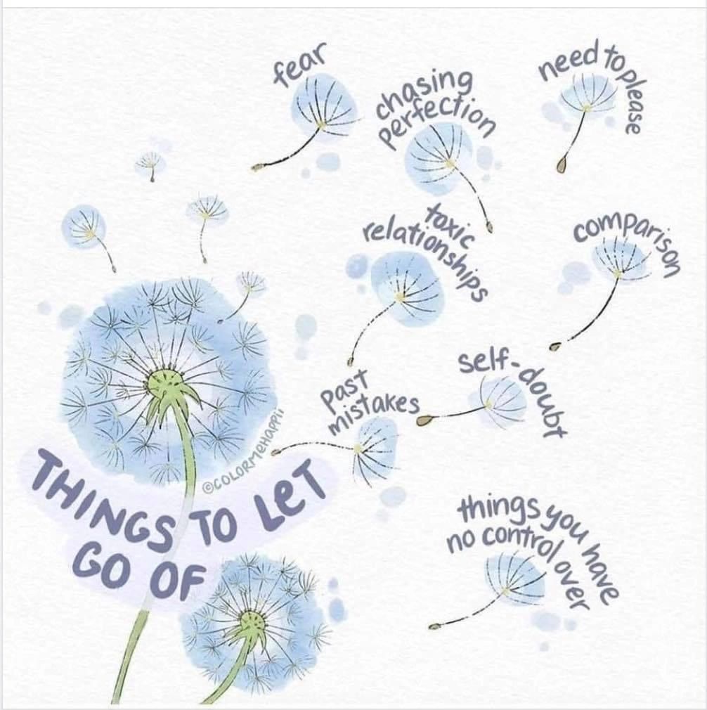 Things to let go of
