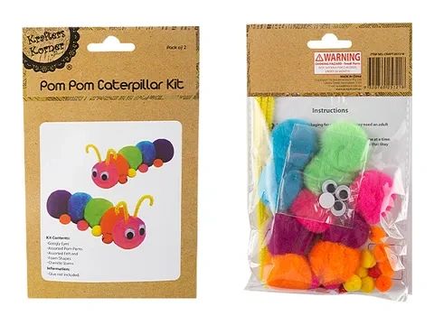 Pom Pom Caterpillar Kit