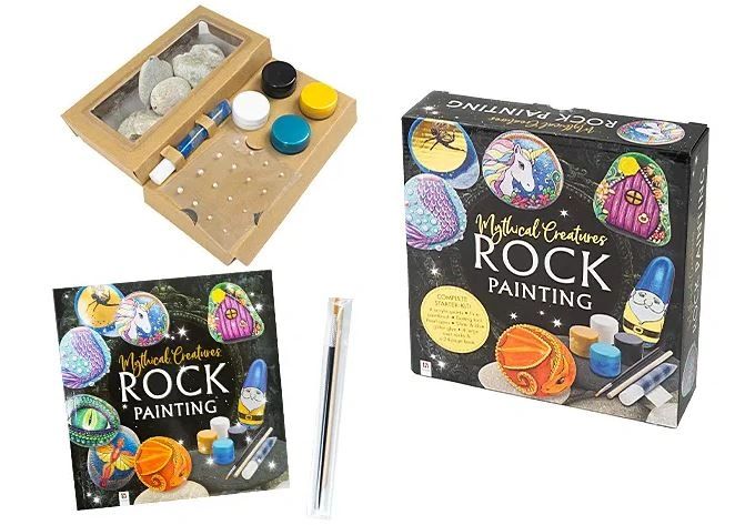 DIY MYTHICAL CREATURES ROCK PAINTING KIT