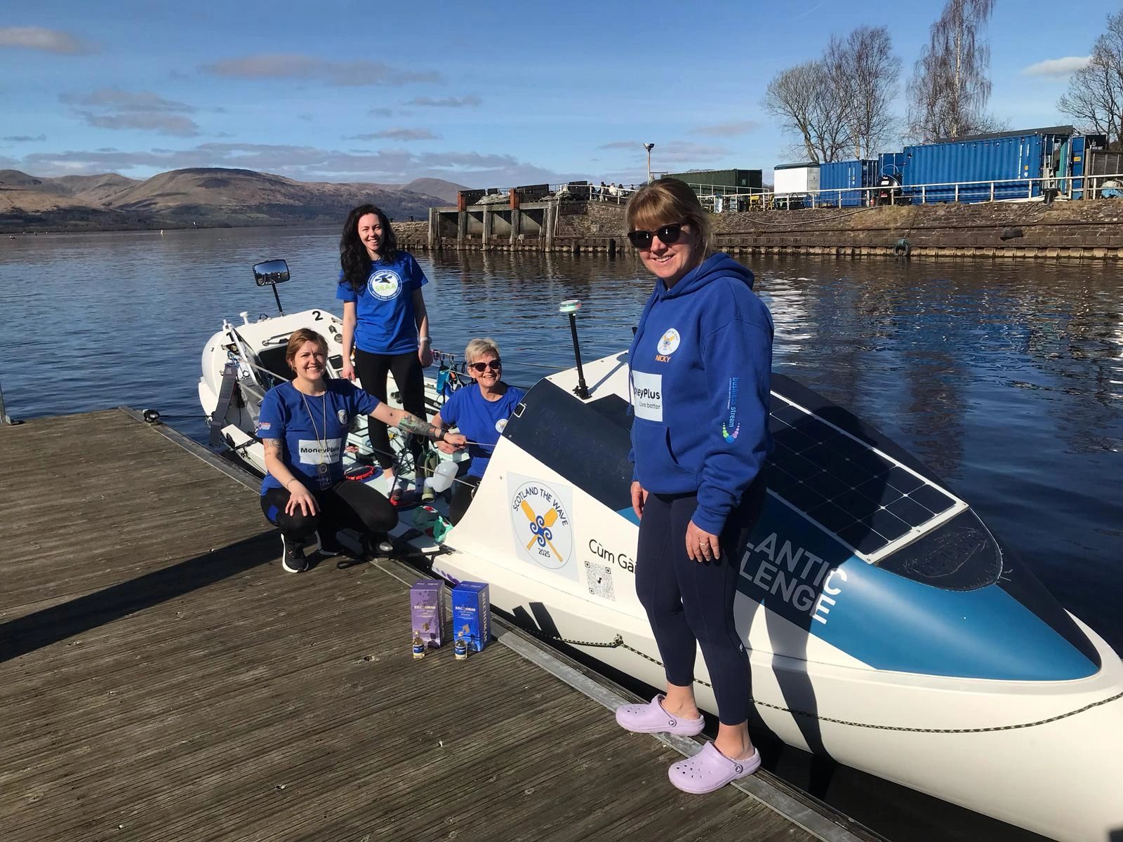 Scotland The Wave | Four Ordinary Women Rowing the Atlantic For Charity ...