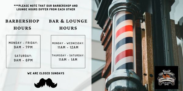 Men's Cuts and Shaves - The Exchange Barbershop & Lounge