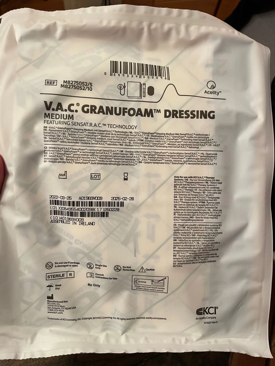 VAC Granufoam Dressing