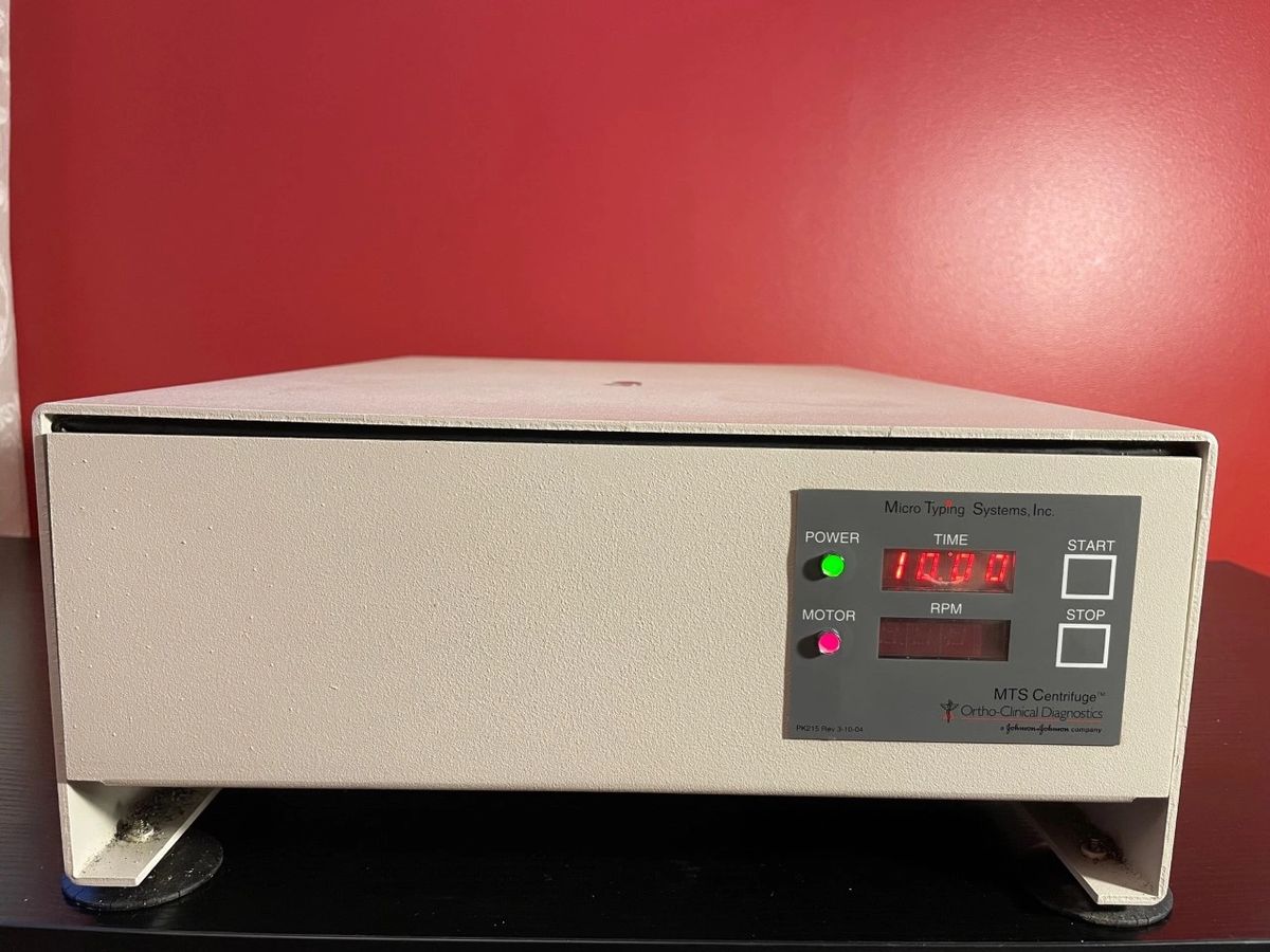 Micro Typing Systems MTS Centrifuge,