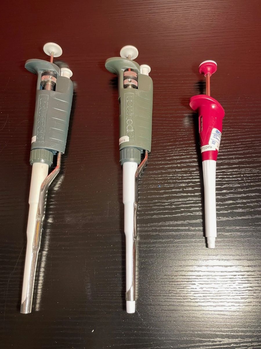 Set of Gilson Pipettes