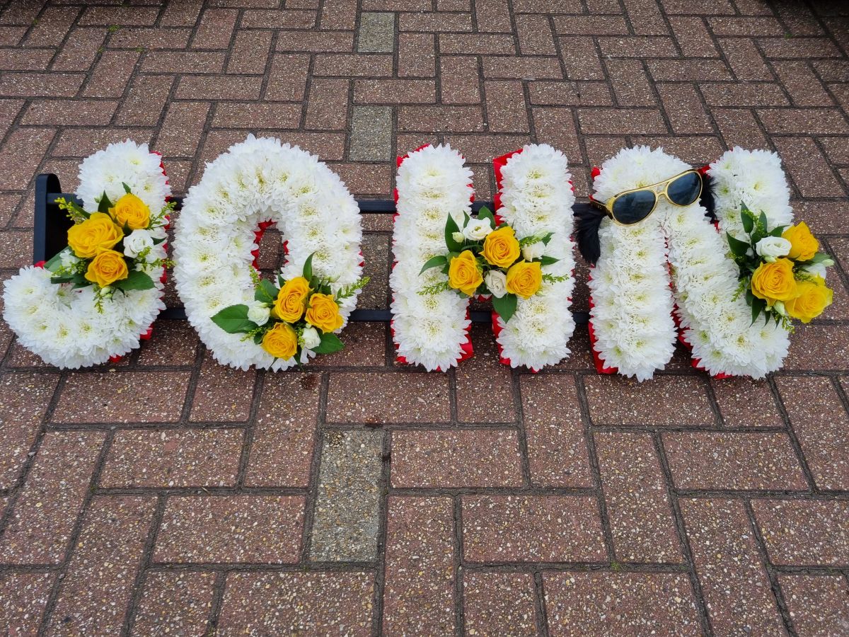 Based Letters Funeral Tribute