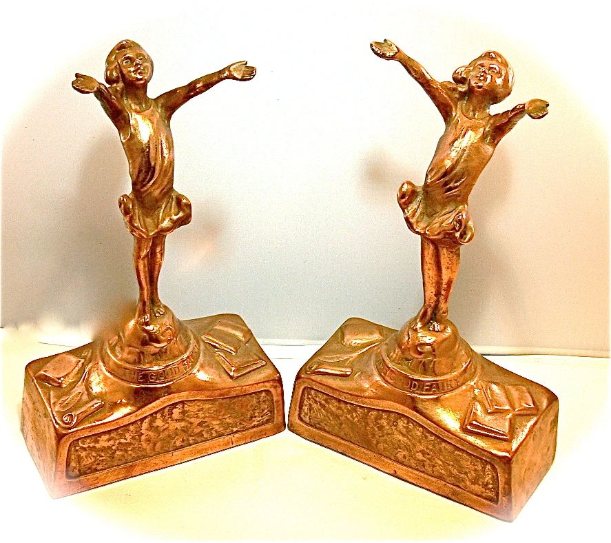 Antique Bookend Shoppe - Antique Bookends, Antique Library Decor