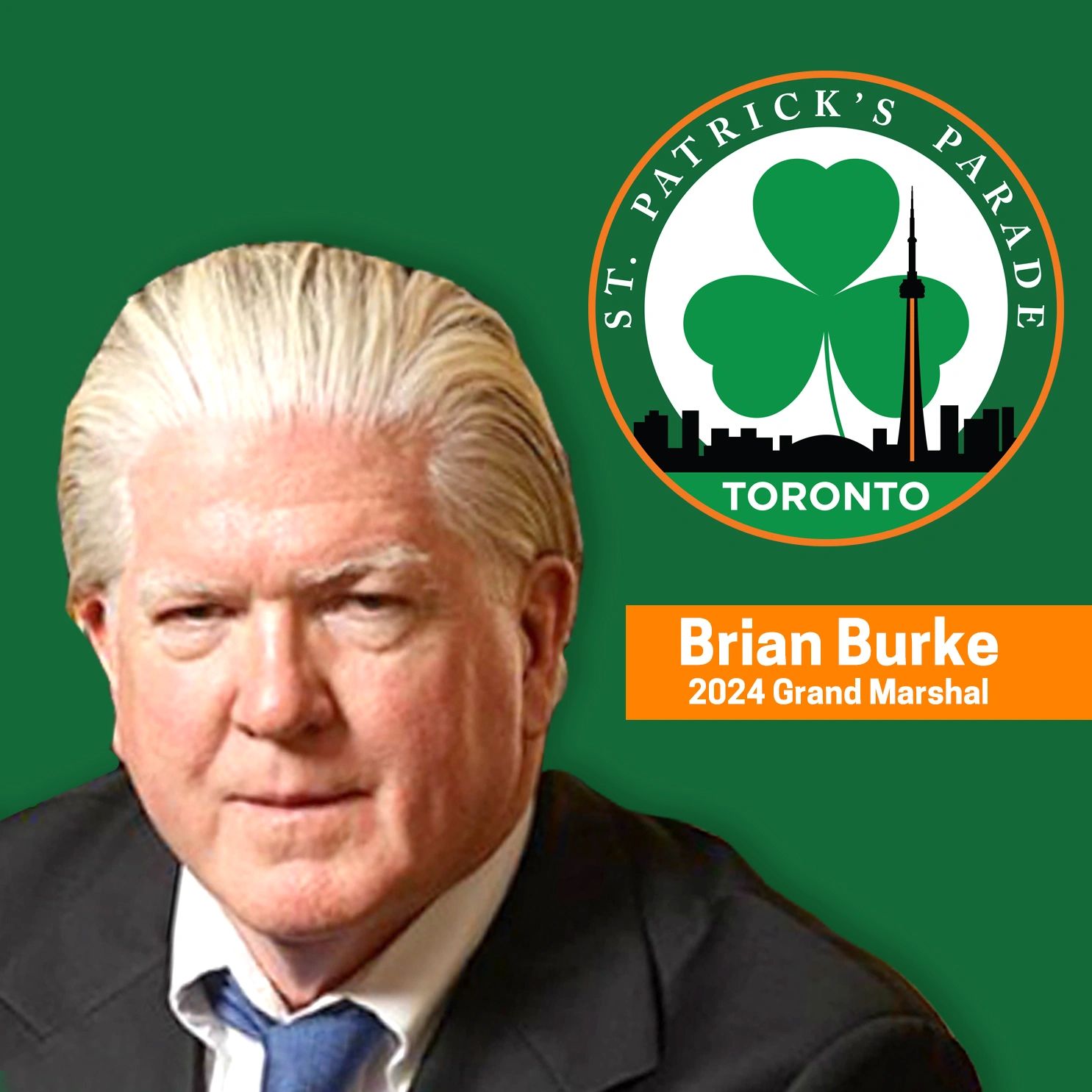 Brian Burke named Grand Marshal of the 2024 St. Patrick's Parade