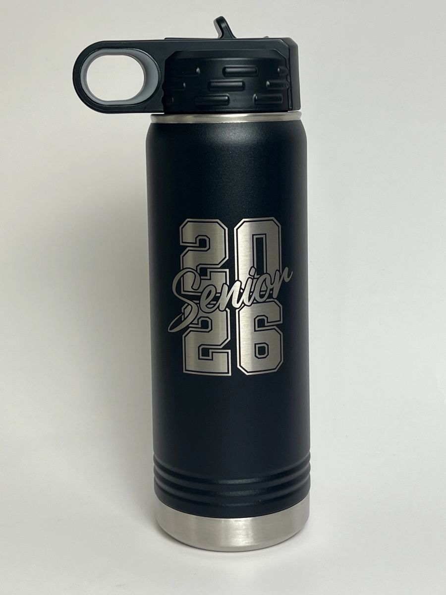 Senior 2026 Engraved Insulated Water Bottle