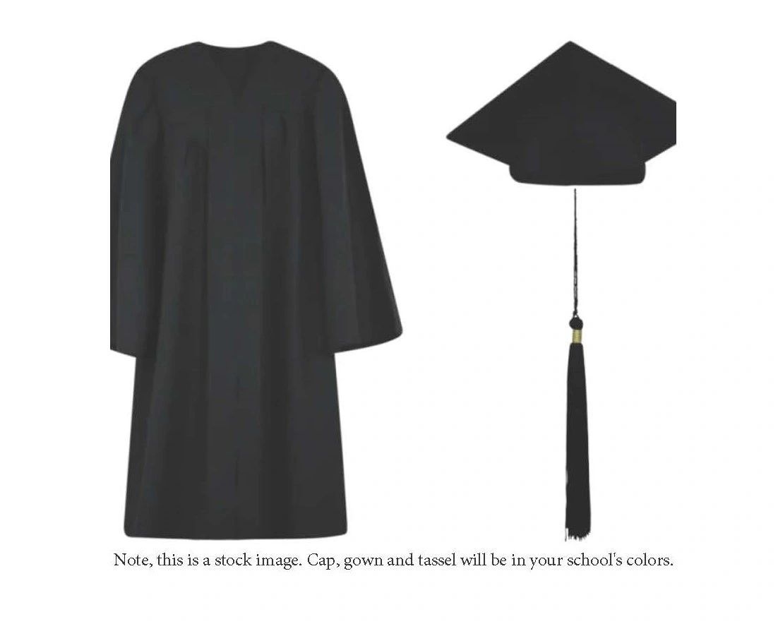Merritt Academy HS Cap, Gown and Tassel