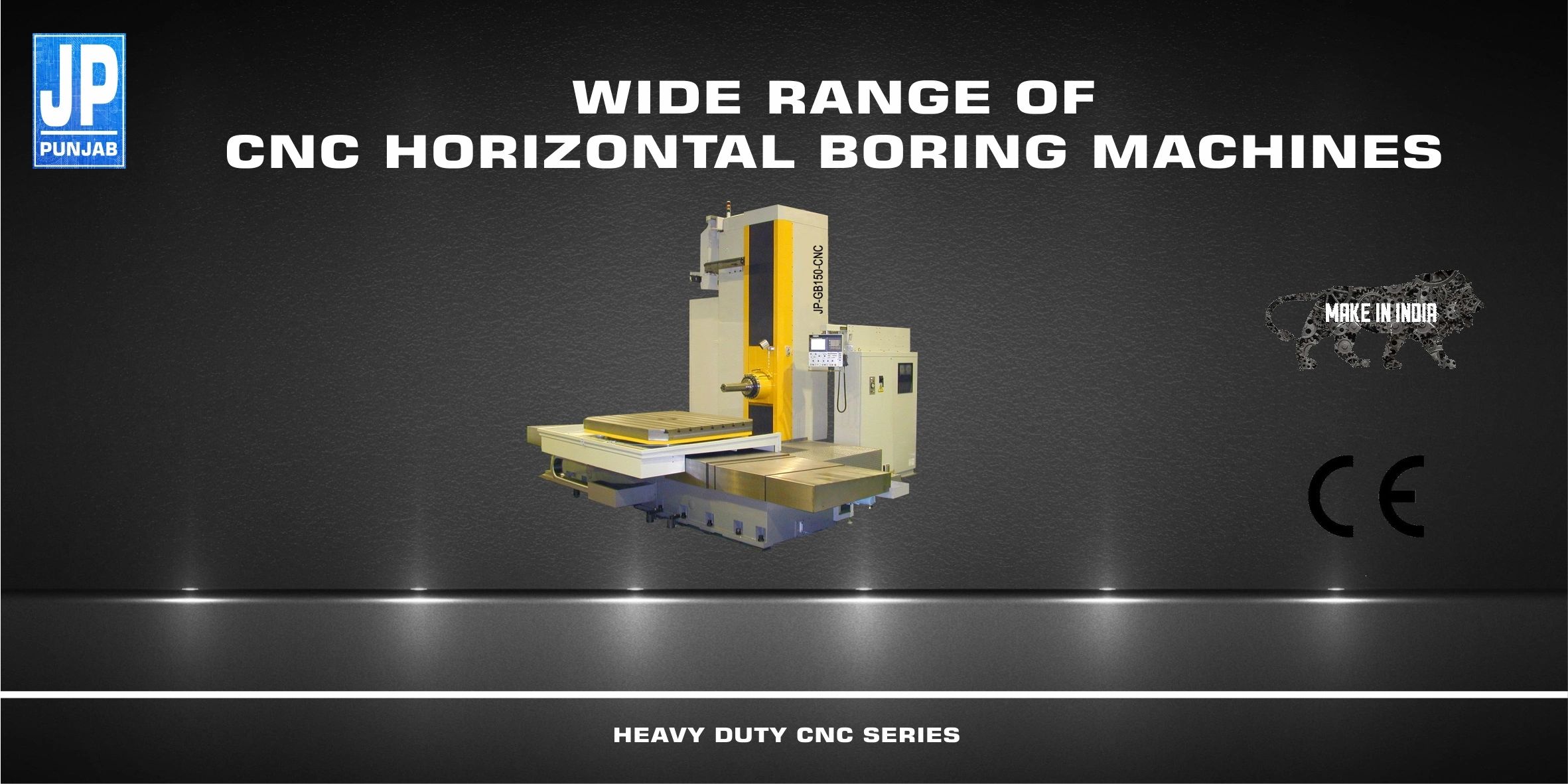 JP PUNJAB Brand Horizontal Boring Machines: CNC & Conventional