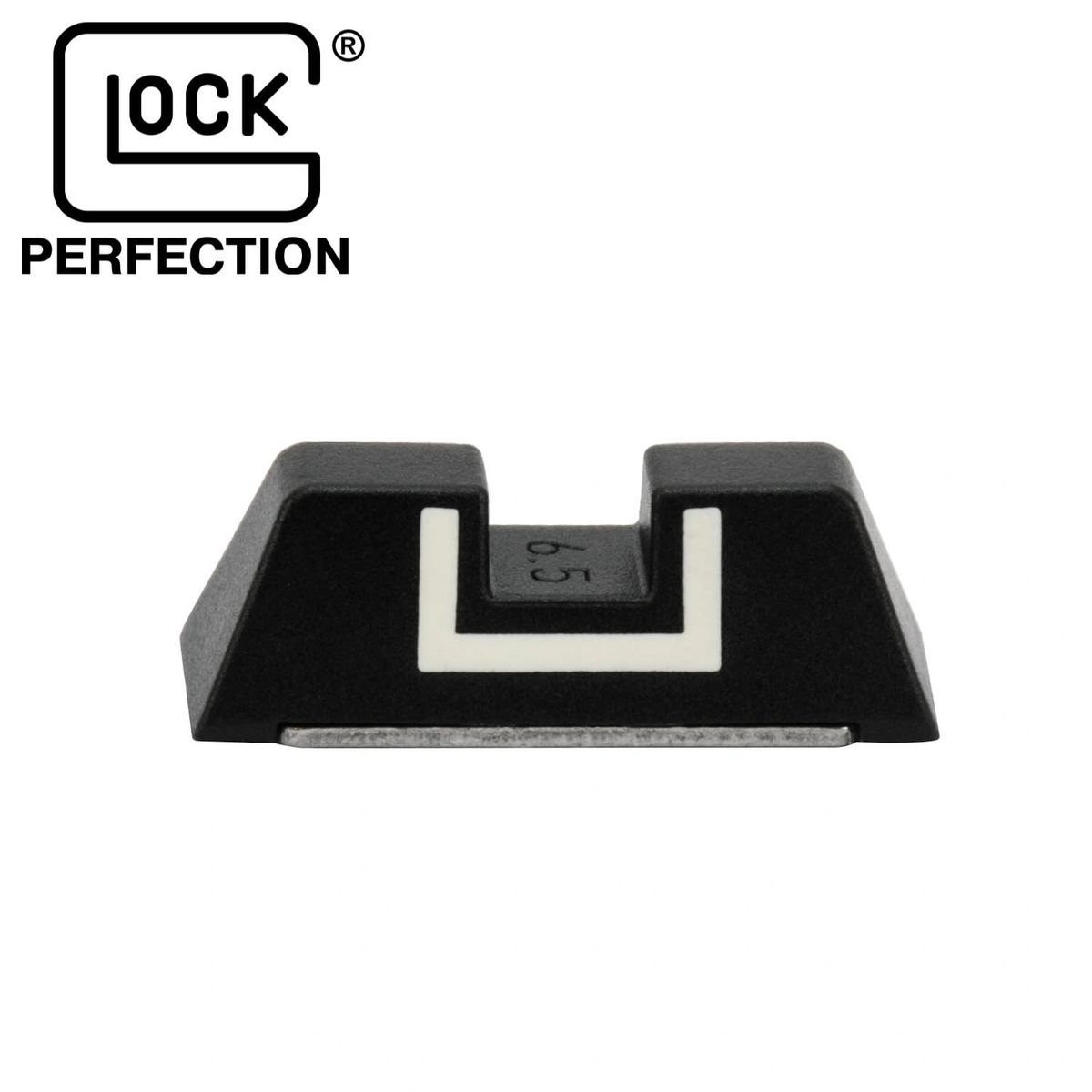 Glock Sight Polymer 6.5mm Fixed Rear, GMS (G17 Gen5, G19 Gen5, G26 Gen5 ...